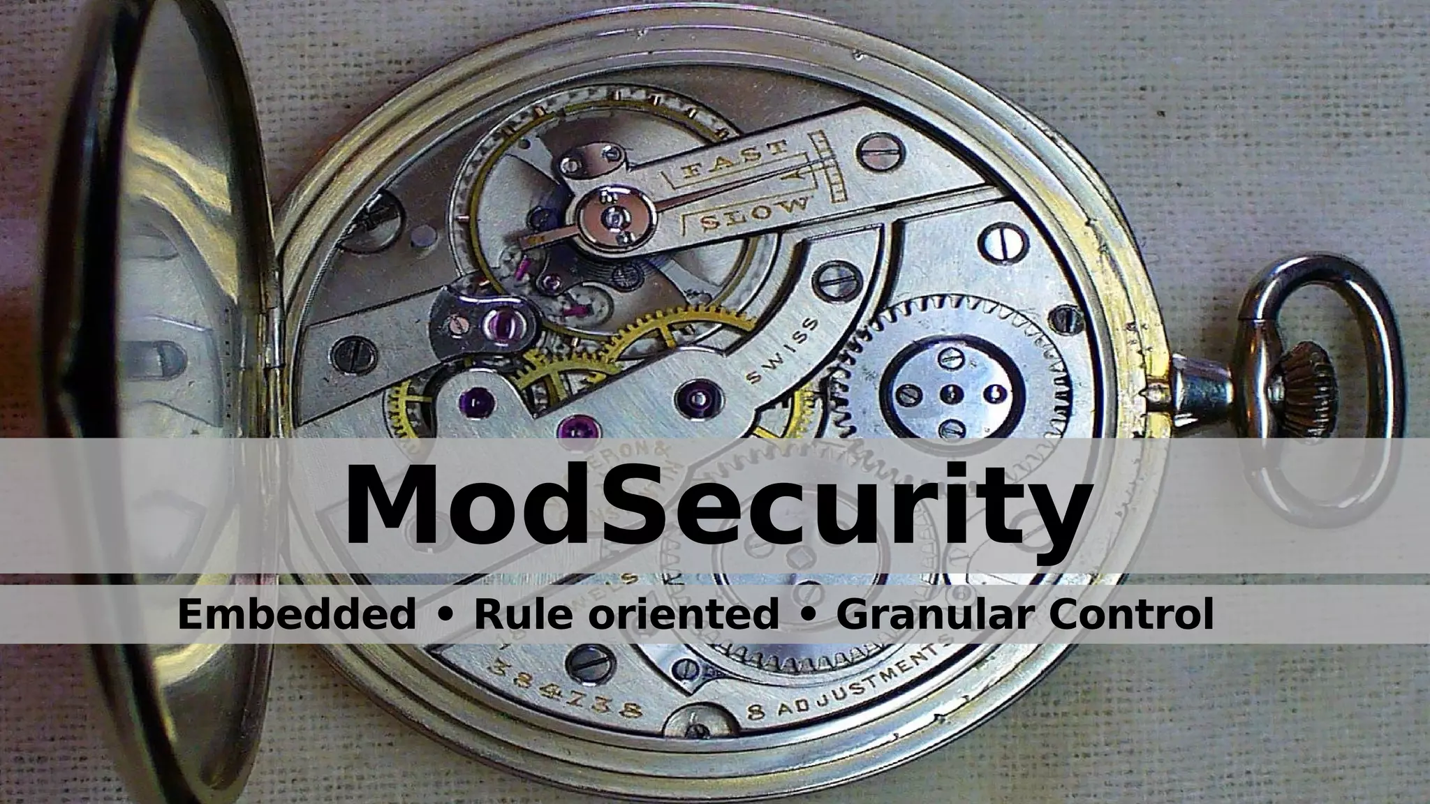 Introduction To Modsecurity And The Owasp Core Rule Set Ppt