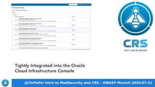 Introduction to ModSecurity and the OWASP Core Rule Set | PPT