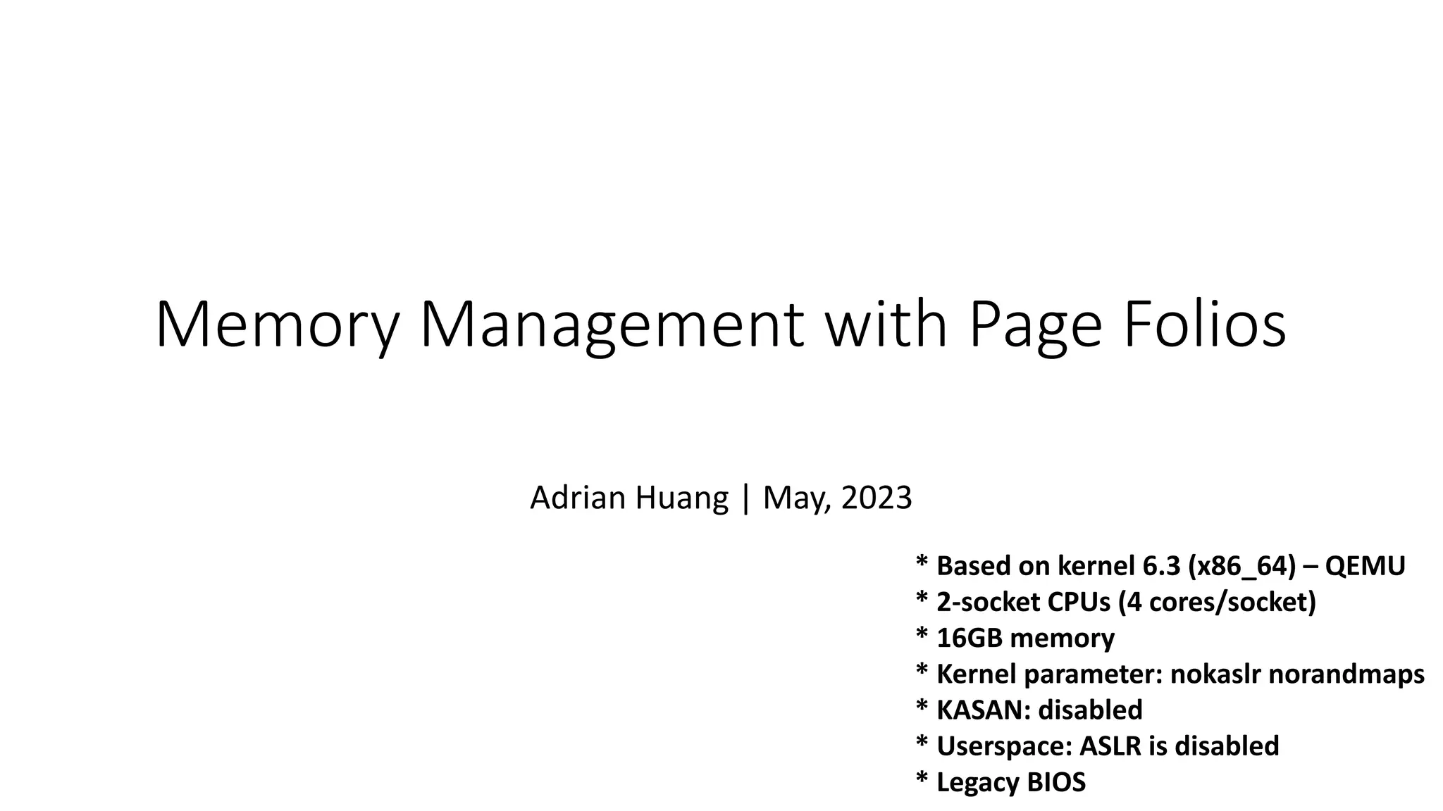 Memory Management with Page Folios | PDF
