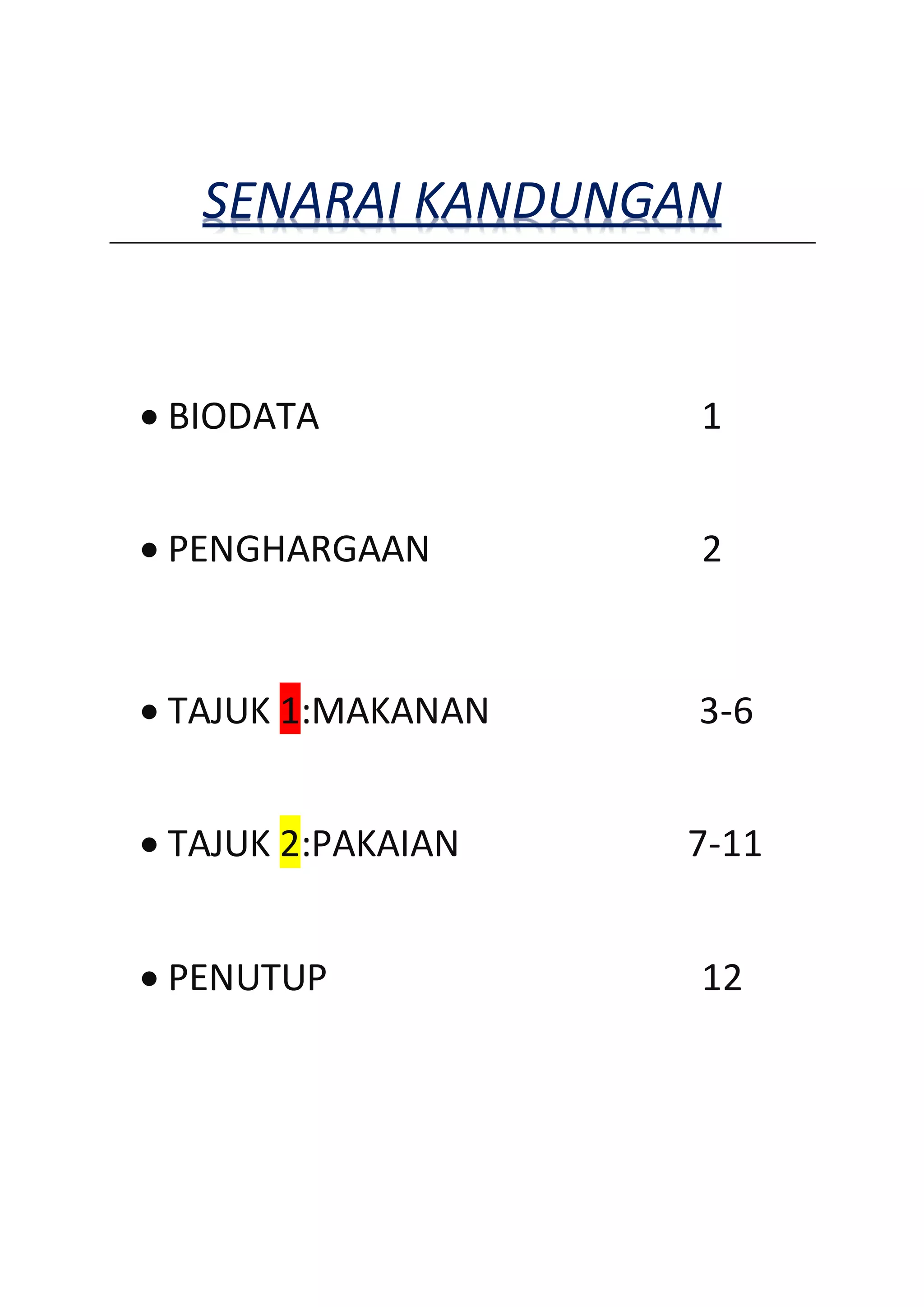 Folio bahasa melayu | DOCX