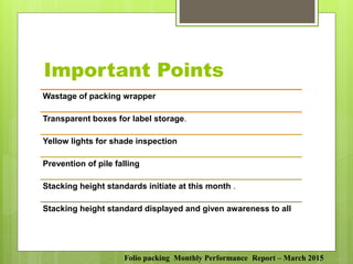 Folio Packing Report | PPT