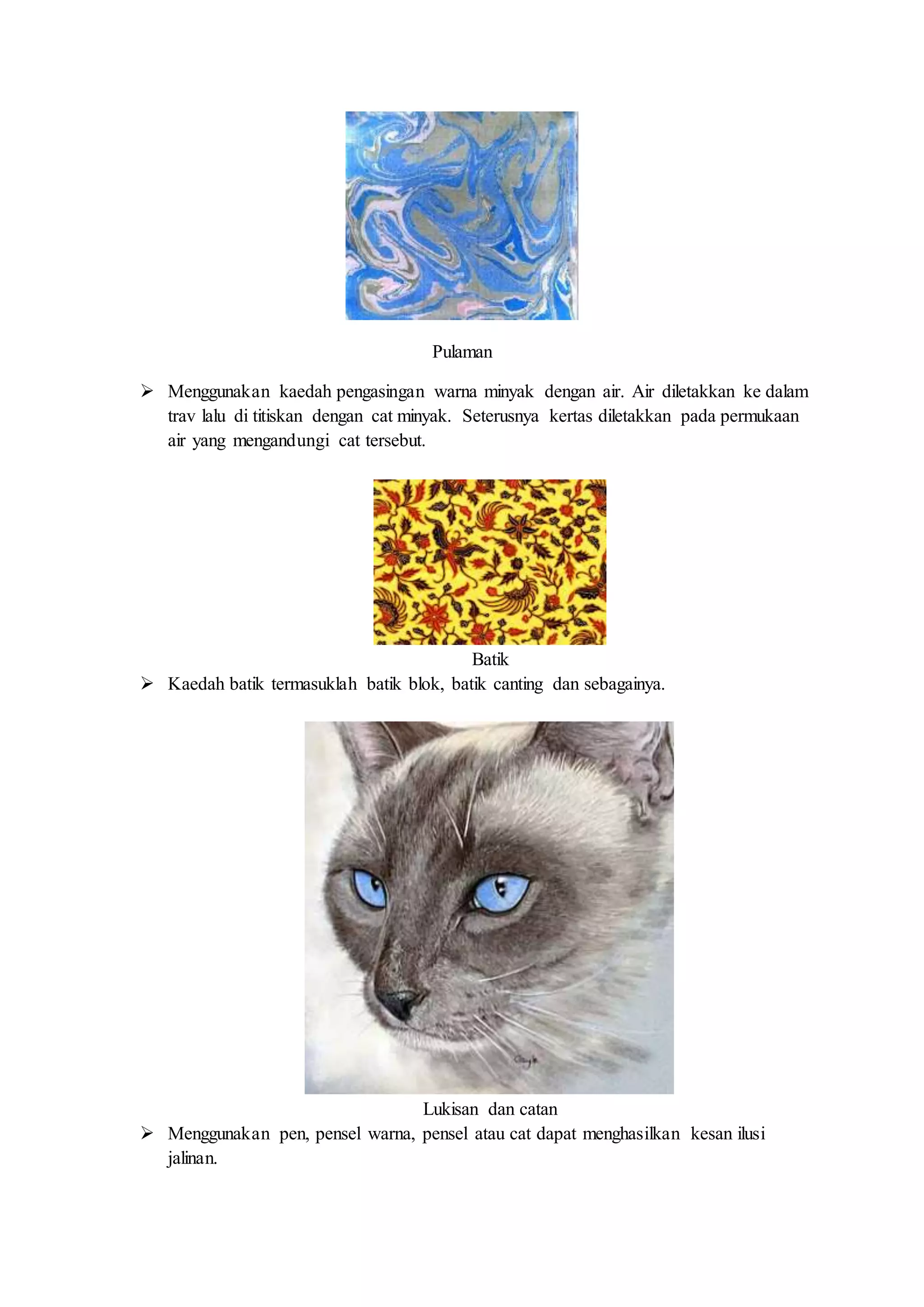 Folio seni jalinan tingkatan 3 | DOCX