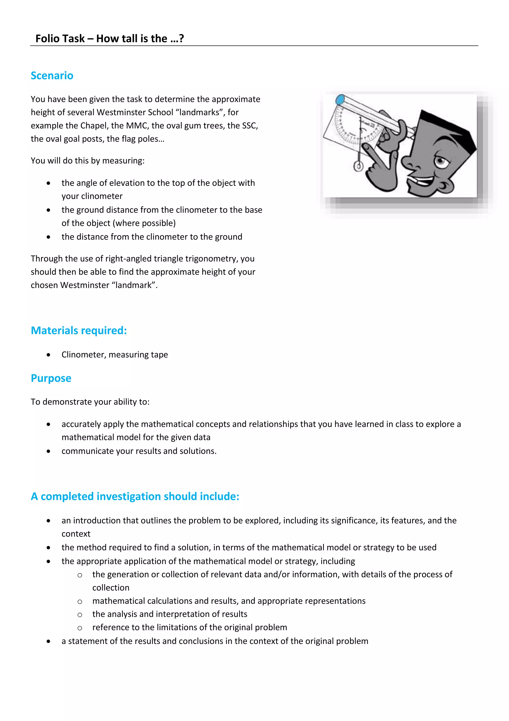 Folio task trigonometry | PDF