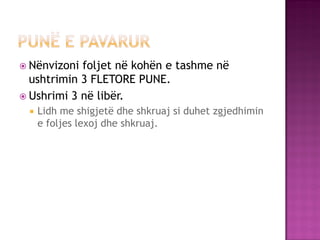 Folja ne kohen e tashme | PDF