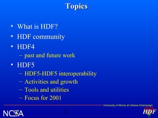 HDF Update | PPT