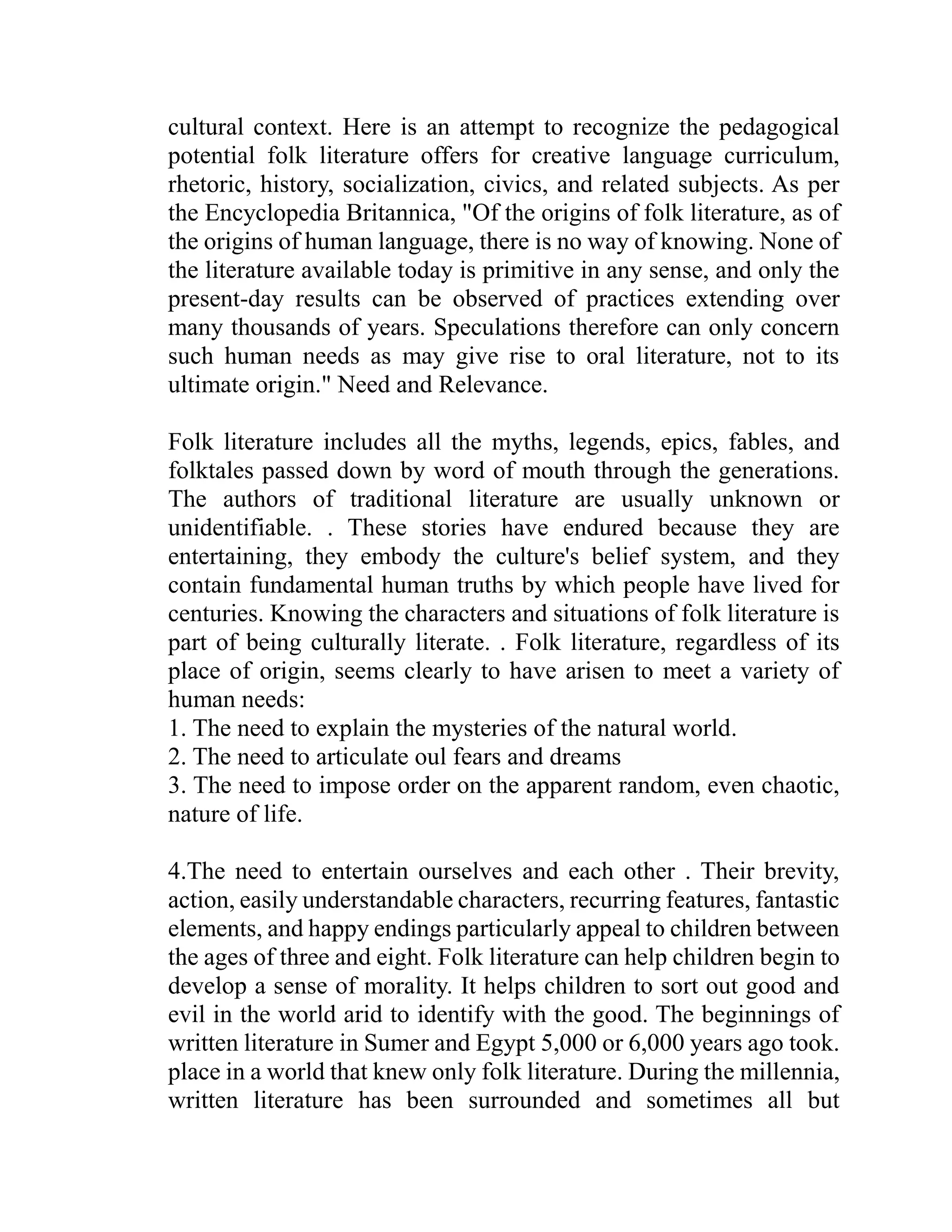 Folklore in English literature. RESEARCH/Dissertation | PDF