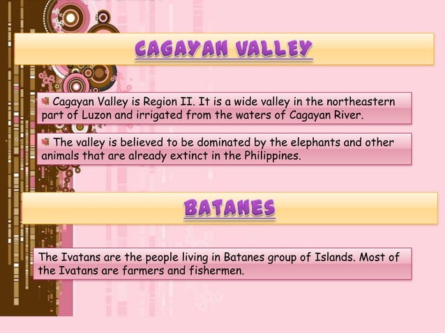 Folk Arts and Design of some provinces of luzon | PPSX