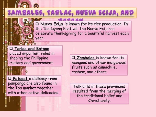Folk Arts and Design of some provinces of luzon | PPSX