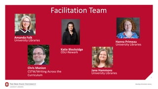 Folk, A., Blocksidge, K. & Hammons, J. Supporting Faculty to Decode ...