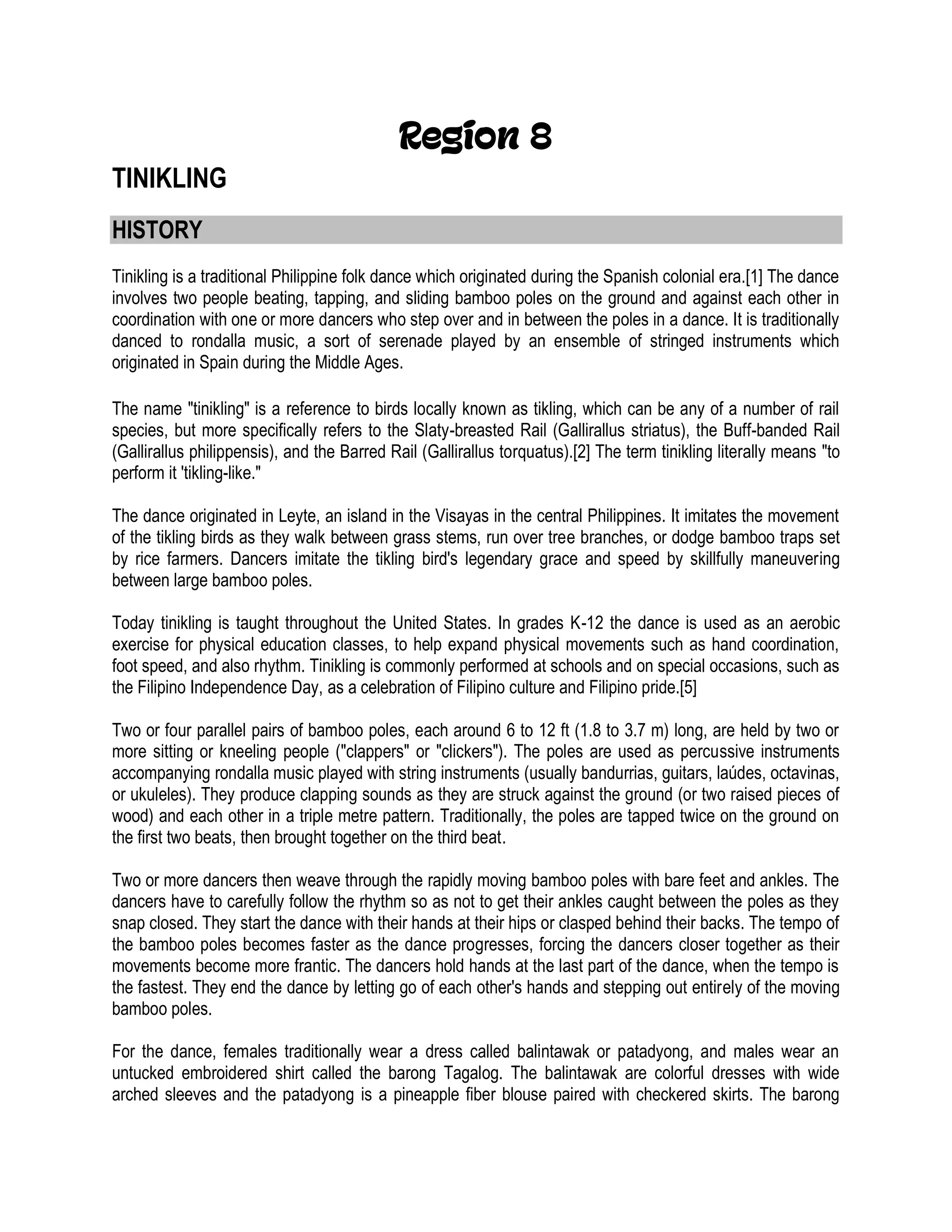 Folk dance in each region in the philippines | PDF