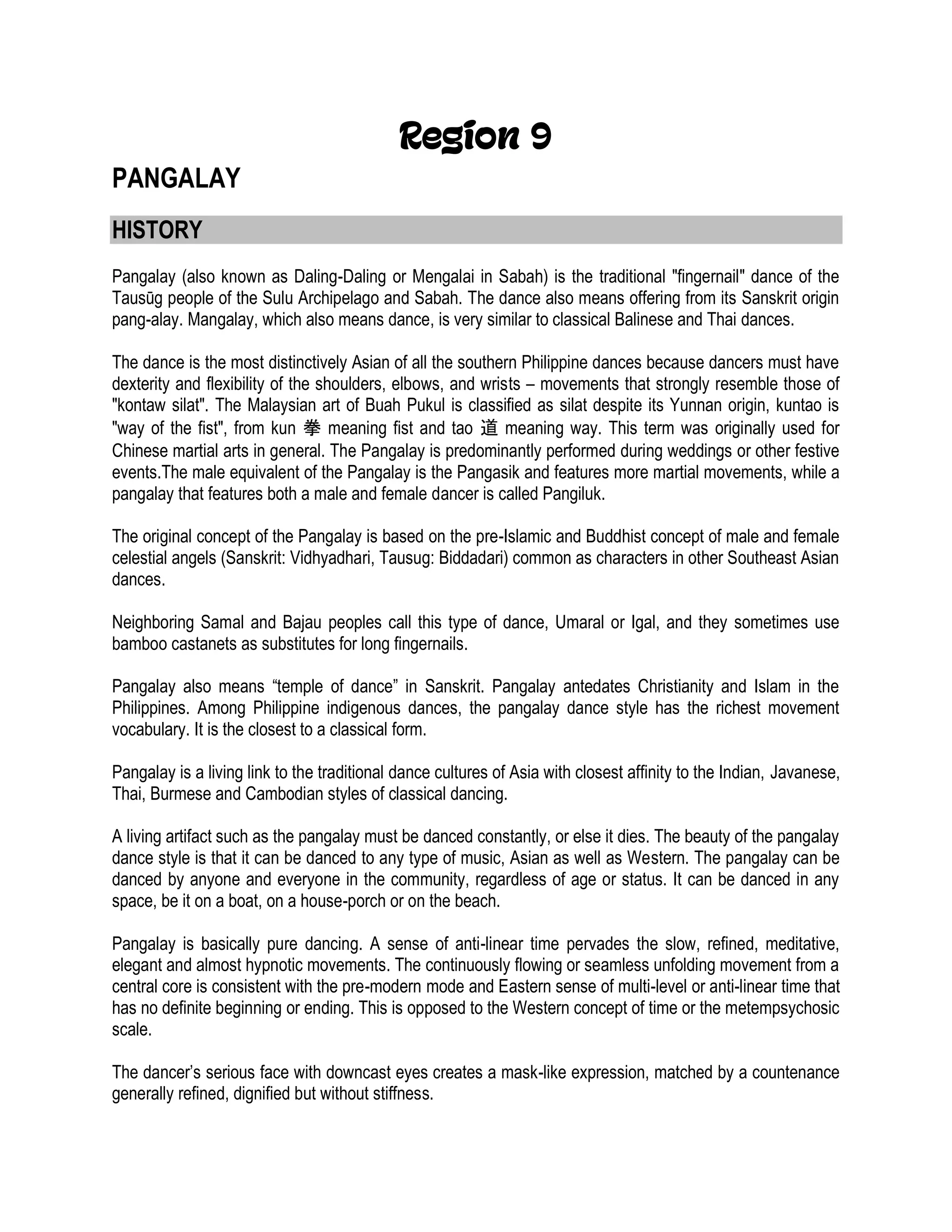 Folk dance in each region in the philippines | PDF