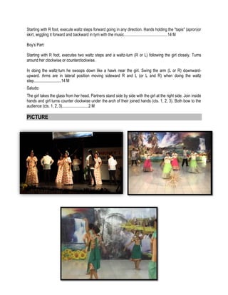 Folk dance in each region in the philippines | PDF