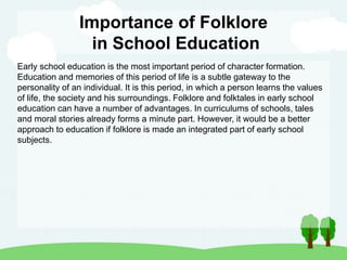 Folk education | PPTX