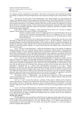 ‘Folkism’ and the search for a relevant nigerian literary theatre sam ...