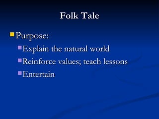 Folk literature 1 | PPT