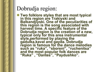 Folklore Regions In Bulgaria by Boliana | PPT