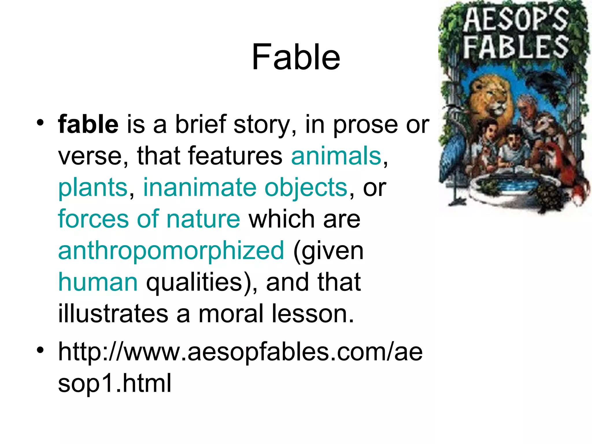 Folklore 4th Grade | PPT