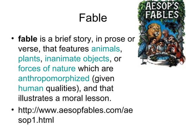 Folklore 4th Grade | PPT
