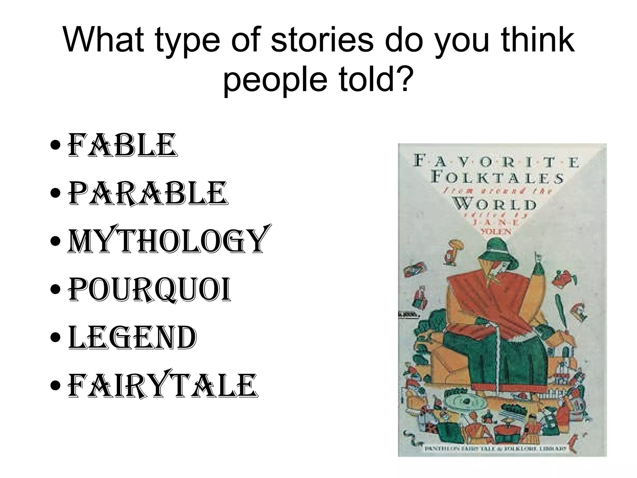 Folklore 4th Grade | PPT
