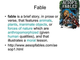 Folklore 4th Grade | PPT