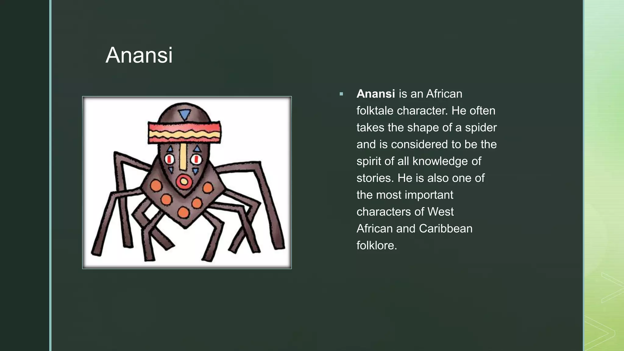Folklore and Anansi Part 1 | PPTX