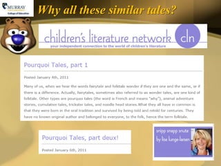 Folklore, Fairy Tales and Bears! | PPTX