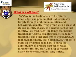 Folklore, Fairy Tales and Bears! | PPTX