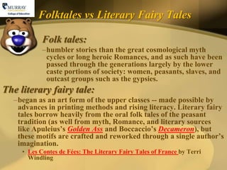 Folklore, Fairy Tales and Bears! | PPTX