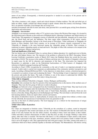 Folk lore culture among tribes in kerala a study on attappady | PDF