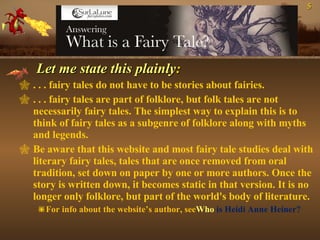 Folklore and Fairytales: Here There Be Dragons! | PPT