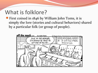 Folklore: Introduction and Terms | PPT
