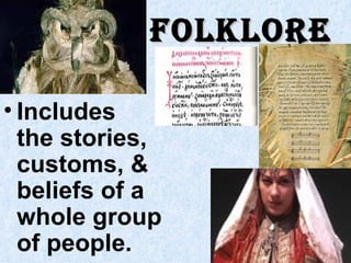 Folklore Vocabulary | PPT