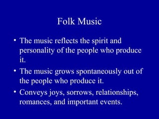 Folk music(1) | PPT