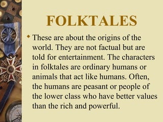 Folk narratives | PPT