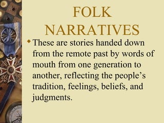 Folk narratives | PPT