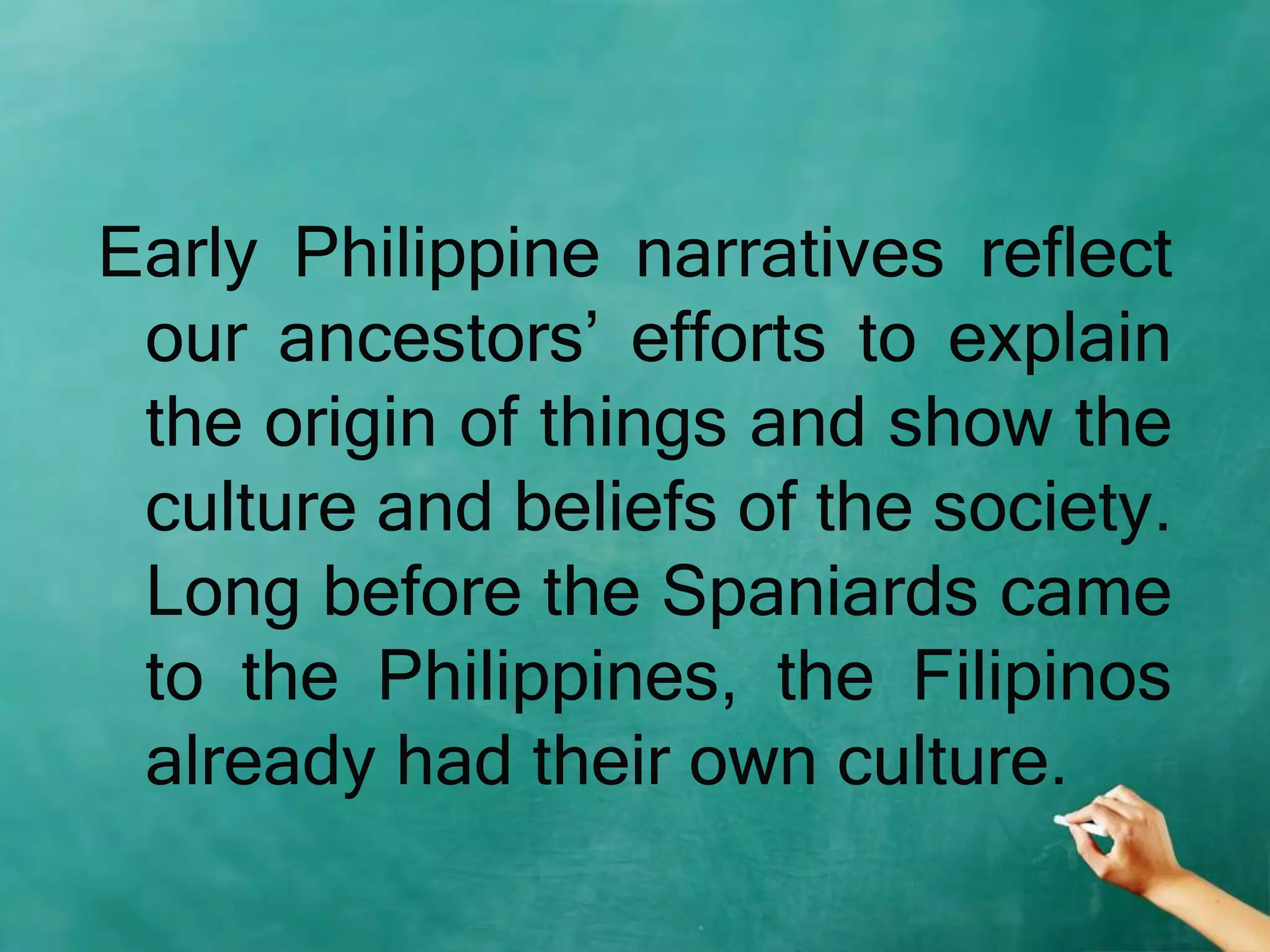 Philippine Literature - Folk Narratives Grade 7 | PPTX
