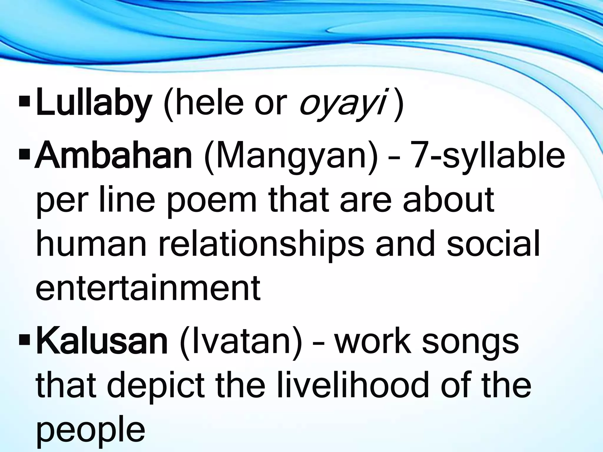 Philippine Literature - Folk Narratives Grade 7 | PPTX | Books and ...