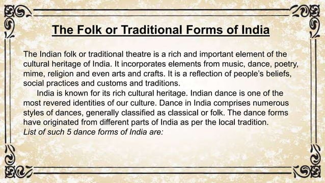 Folk or Traditional Forms of India.pptx