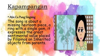 Folk songs in the Lowlands of Luzon | PPTX