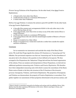 Folktale Structure as the Key to the Success of the Harry Potter Series ...