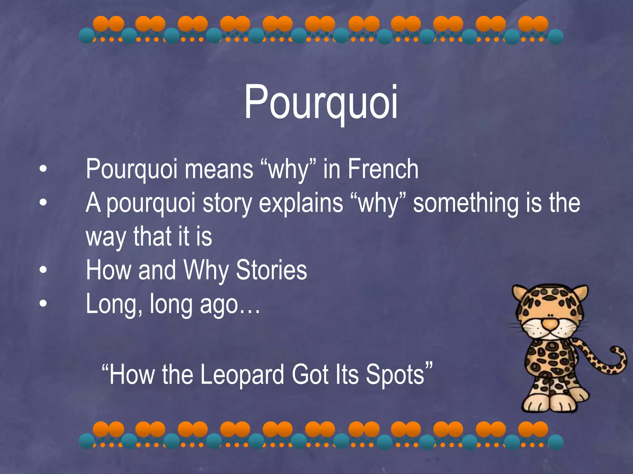 Folktales Around the World | PPTX