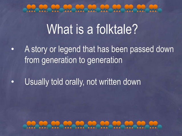 Folktales Around the World | PPTX