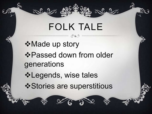 Folk tales, fairy tales and fables powerpoint | PPTX | Fantasy | Genres
