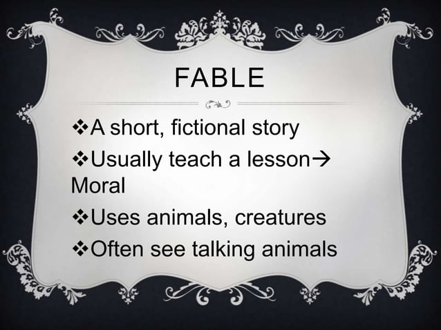 Folk tales, fairy tales and fables powerpoint | PPTX | Fantasy | Genres