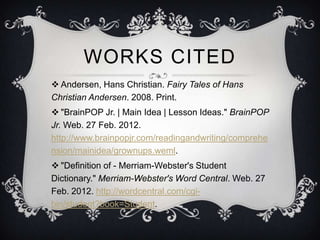 Folk tales, fairy tales and fables powerpoint | PPTX