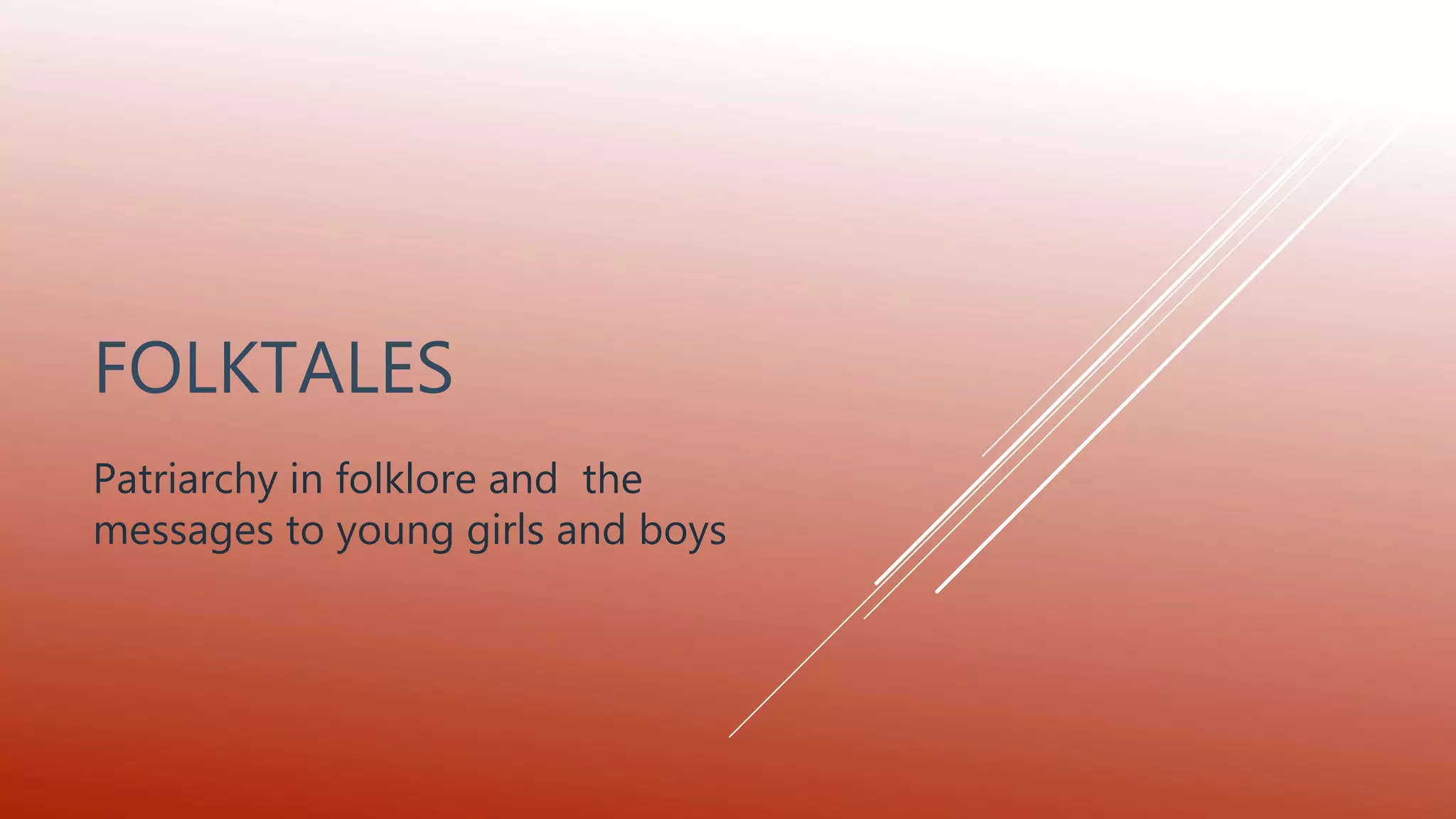 Folktales presentation | PPTX