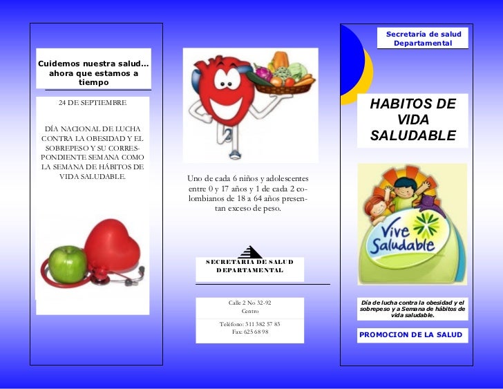 Folleto De Salud Para Niños - vostan Folleto De Salud Para Niños - vostan