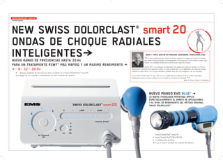 Folleto Swiss Dolorclast Smart20 - Equipo RSWT de ondas de choque | PDF