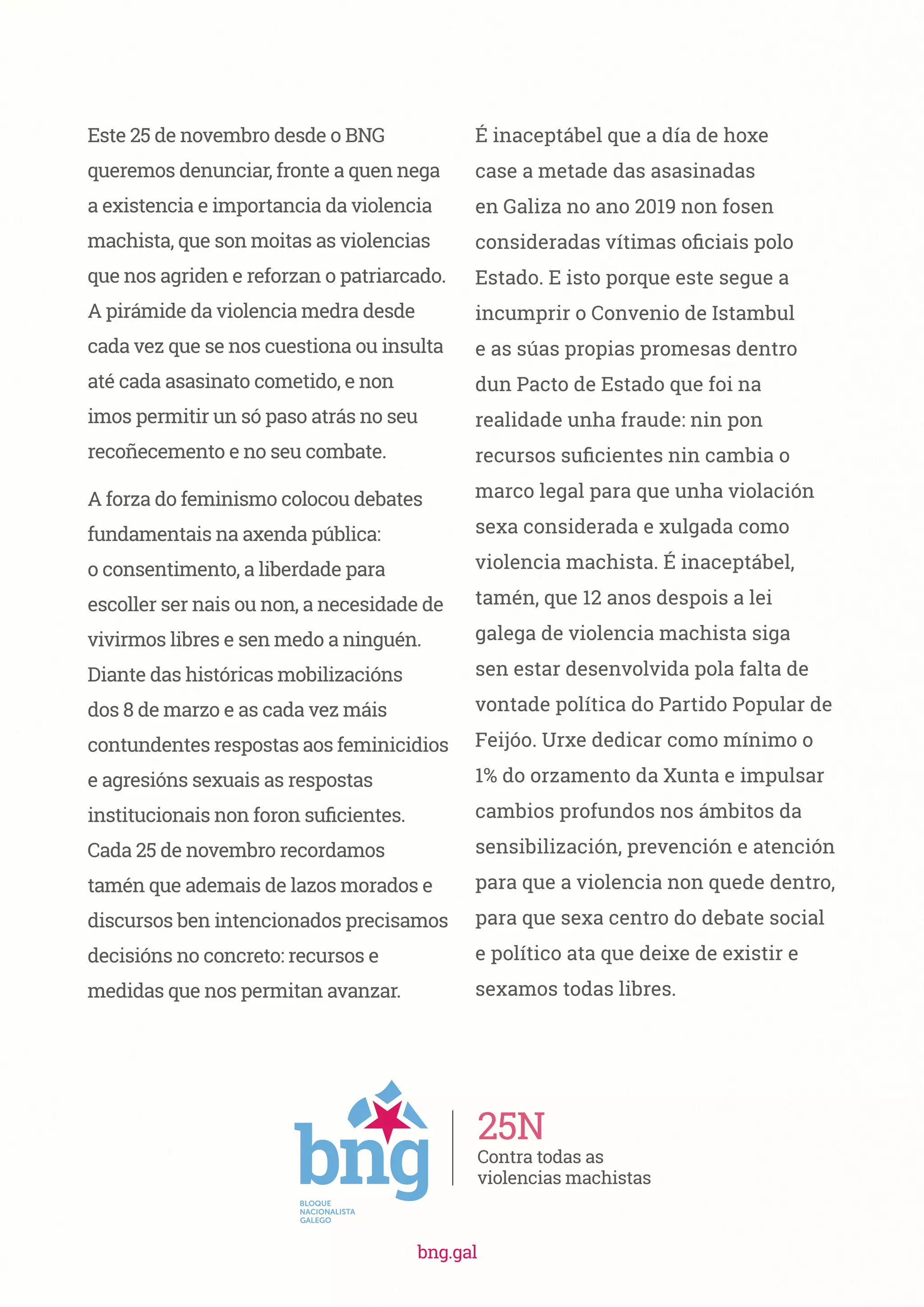 [25N] A violencia queda dentro | PDF