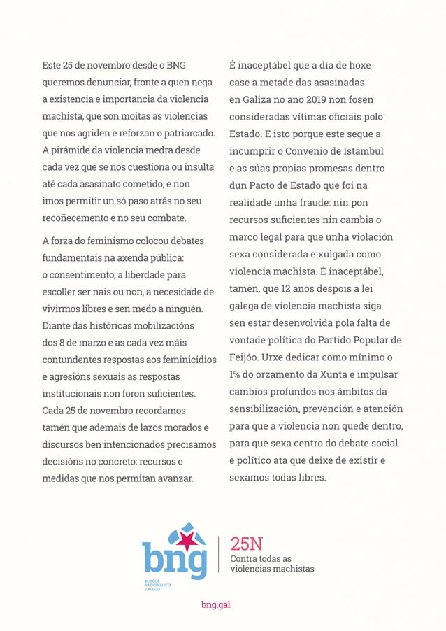 [25N] A violencia queda dentro | PDF